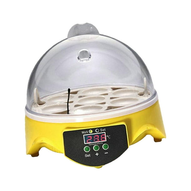 STARTIST Hatching 7 Egg Incubator Egg Hatching Incubator Practical Hatcher Machine Chicken ...
