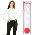 5 Pack Giant Fundraising Thermometer for Goal Setting, Tracker Chart ...