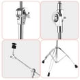 CACAGOO Adjustable Boom/Straight Combo Cymbal Stand with Double-Braced ...