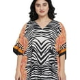Oussum Women Kaftan Cover Up Polyester Beach Maxi Dress Plus Size Boho ...