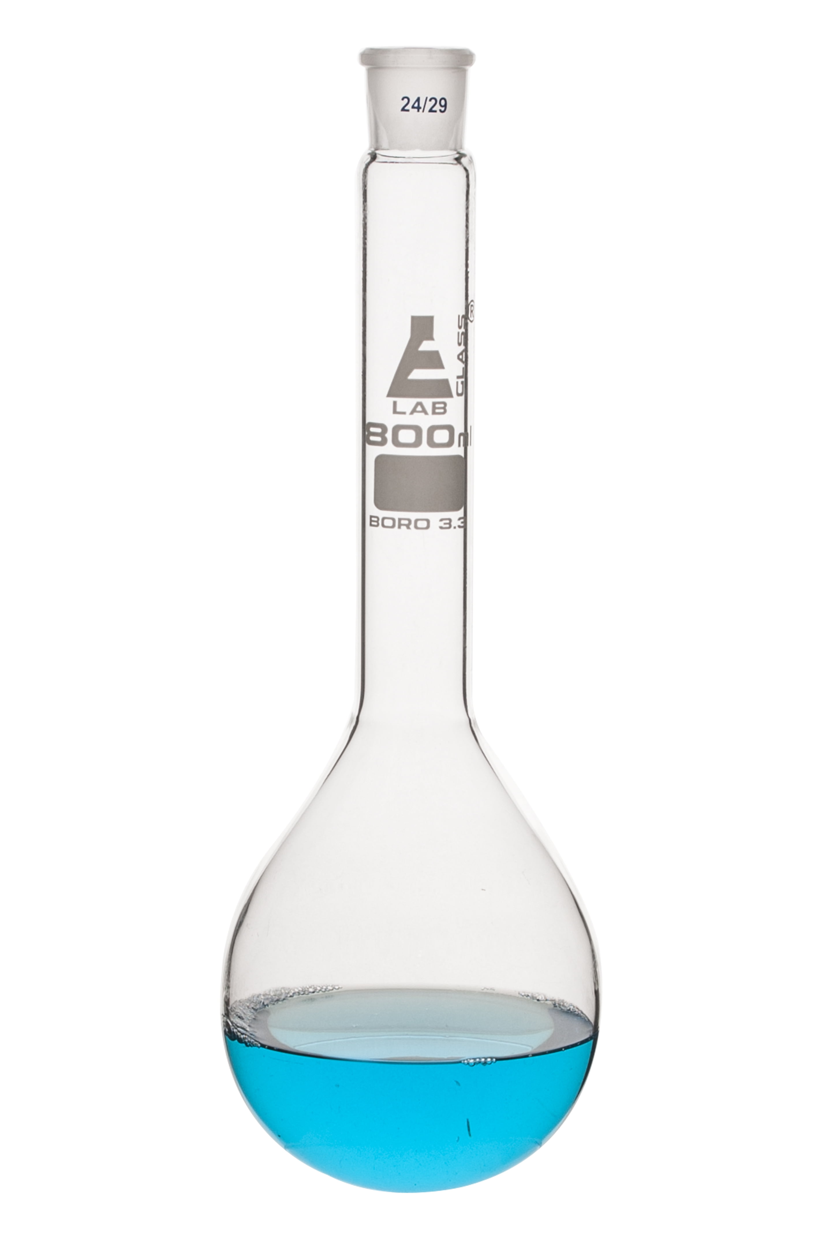 Kjeldahl Flask, 800ml Capacity, Socket Size 24/29 Long Neck, Round ...