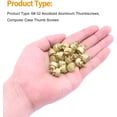 20 Pieces 6#-32 Computer Case Screws, Anodized Aluminum Thumbscrews ...
