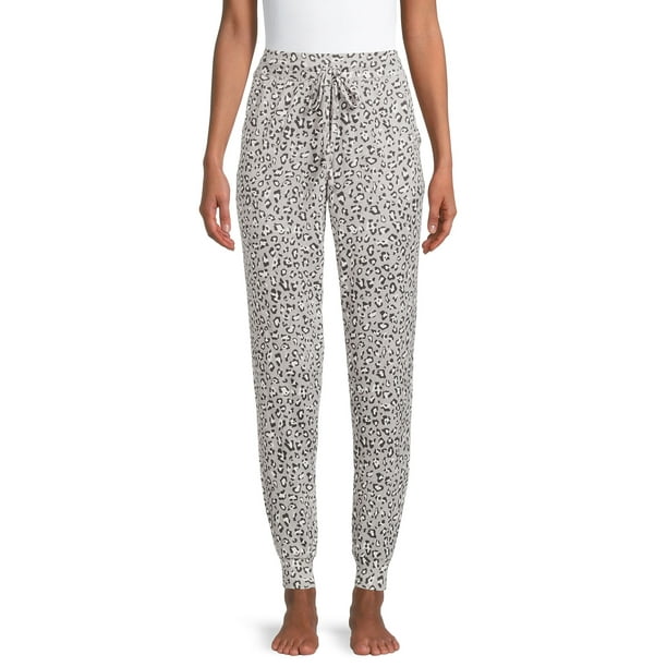 Secret Treasures Women's and Women's Plus Size Hacci Knit Pajama Jogger ...