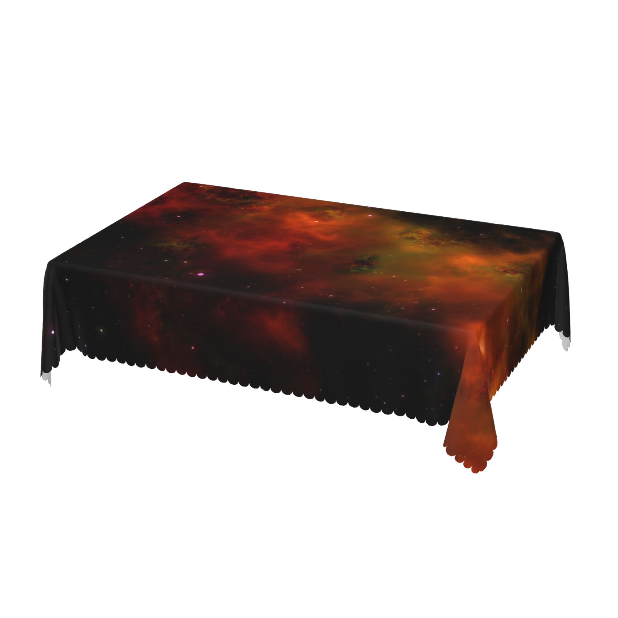 DouZhe Rectangular Tablecloth, Space Science Fiction Cosmos Table Cloth ...