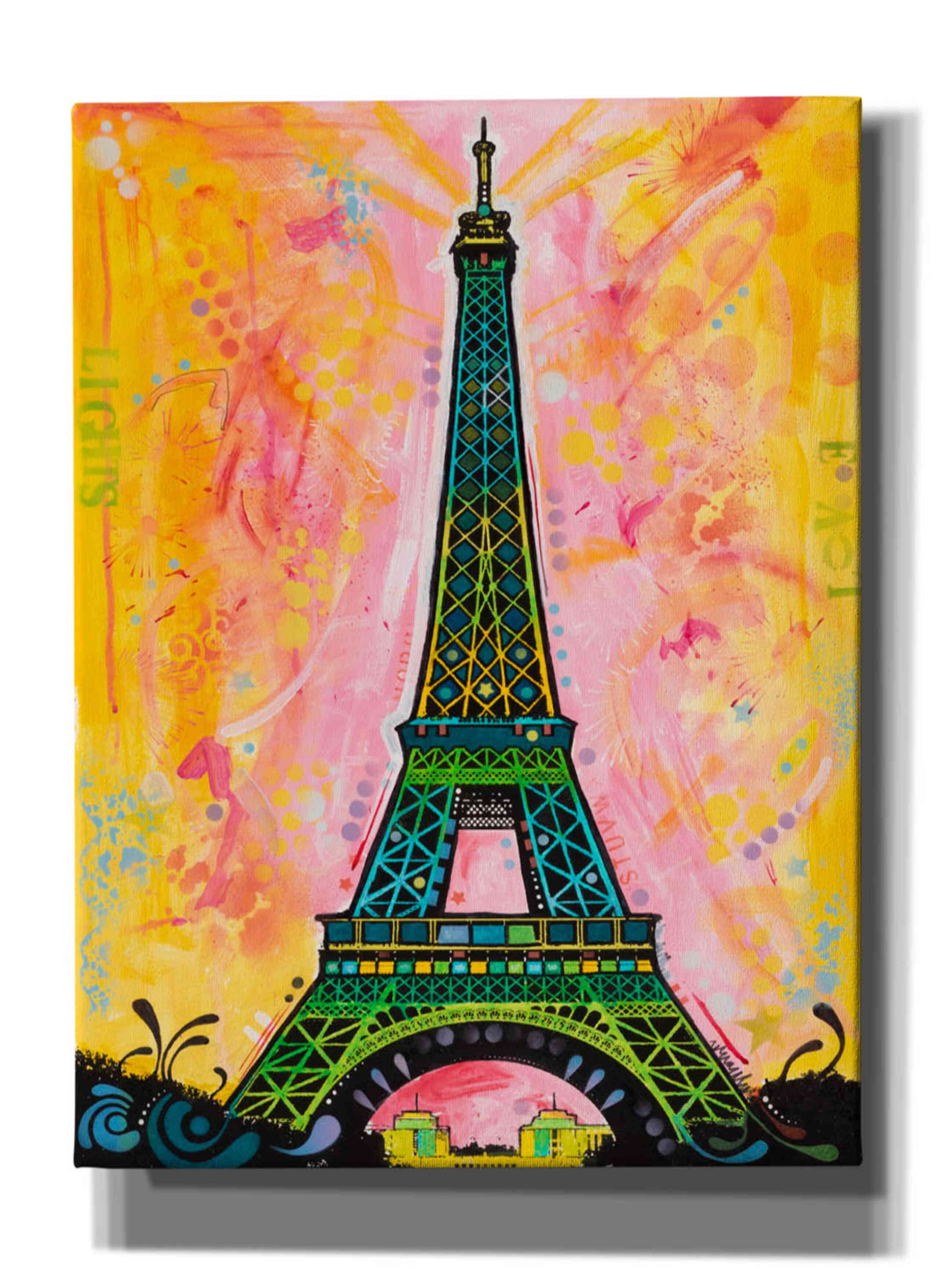 Epic Graffiti 'Eiffel ALI' by Dean Russo, Canvas Wall Art, 40"x54 ...