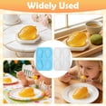 2 Pack 4 Cavity 3D Mango Fruit Pudding Silicone Mold, Fruit Molds ...