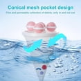 3Pcs Washing Machine Hair Filter Bag,Reusable Floating Lint Catcher ...