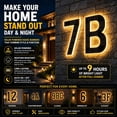 2026 Upgraded Solar House Numbers for Outside, LED Light Up Address ...