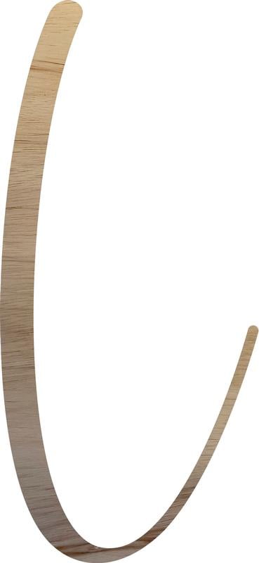 Unfinshed Wooden Craft Letter L, Blank Wood 10'' Tall Alphabet A-Z ...