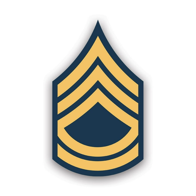E-7 Sergeant First Class Insignia Sticker Decal - Self Adhesive Vinyl ...