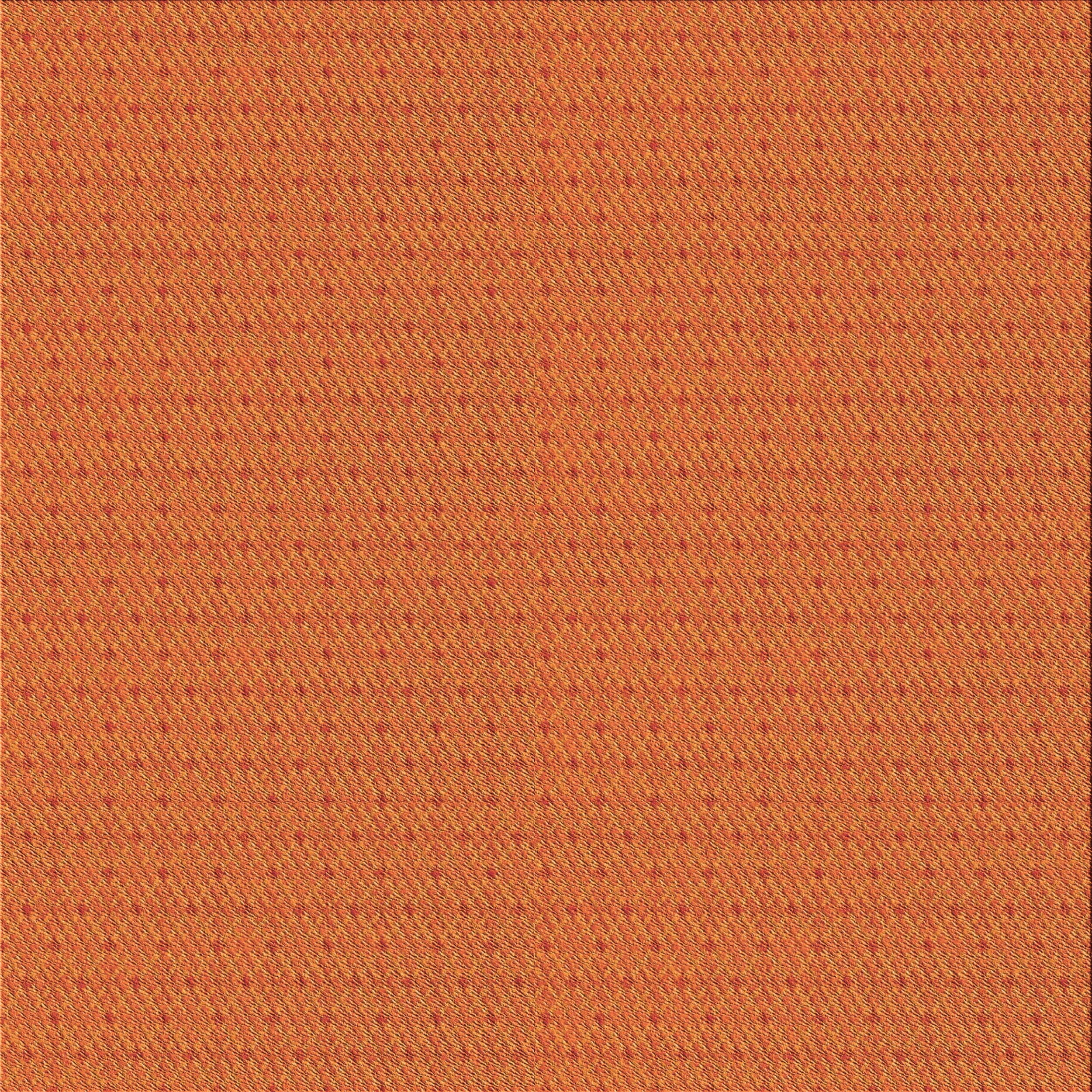 Ahgly Company Indoor Square Patterned Neon Orange Area Rugs, 6' Square ...