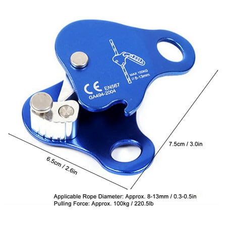 Rope Grabber, Flexible Self Locking Rope Grab Movable For Aerial Work ...