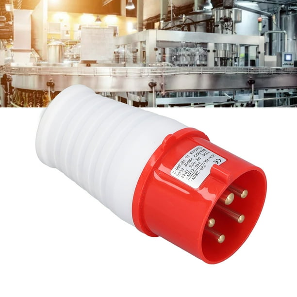 Aviation Socket 5PIN Industrial Socket PC + Brass IP44 Aviation Plug ...