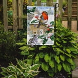 Carolines Treasures ASA2070GF European Robin Flag Garden Size Small ...