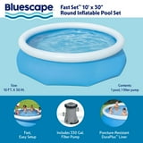 Free Shipping! Bluescape Inflatable Fast Set Pool 10’ x 30” Soft Sided ...