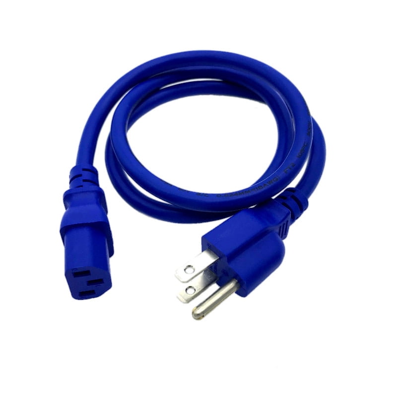 Kentek 3 FT Blue AC Power Cable Cord For DELL OPTIPLEX 330 360 380 390 ...
