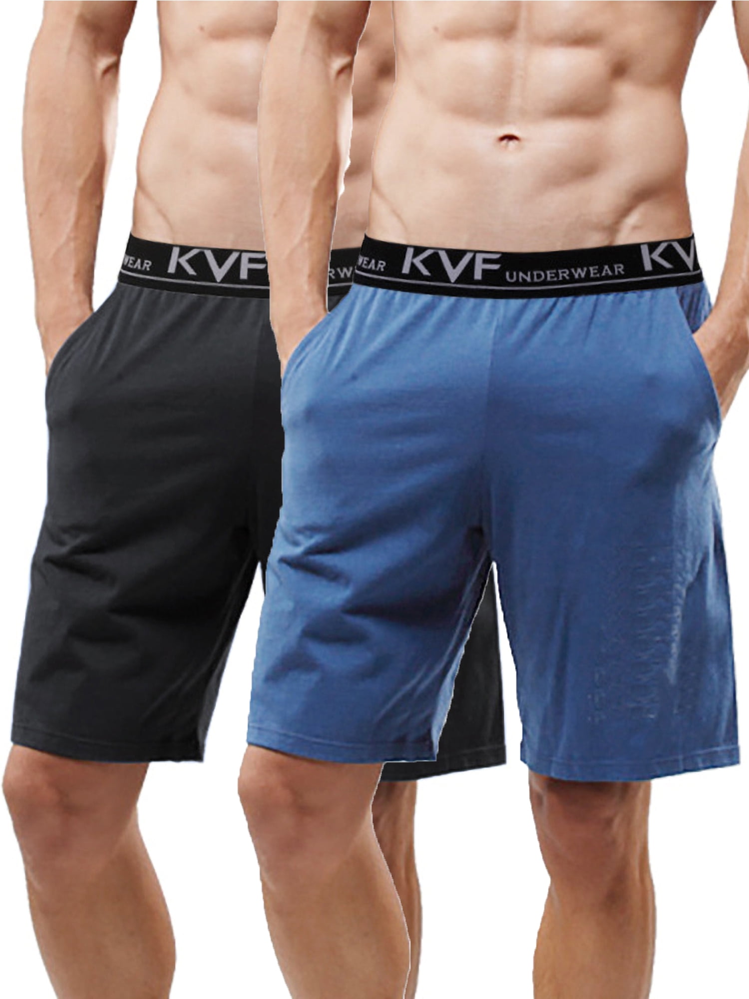 UKAP Mens Athletic Gym Shorts Elastic Waist Casual Pajama Pocket Shorts ...