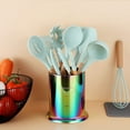 ReaNea Rainbow Utensil Holder for Countertop, Stainless Steel Kitchen ...