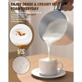 Generic 6-in-1 Electric Milk Frother and Steamer, 16.9oz Detachable ...