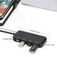 axGear USB 3.0 4 Port HUB w/ on off Switch Portable Slim For Laptop Desktop Macbook - Walmart.com