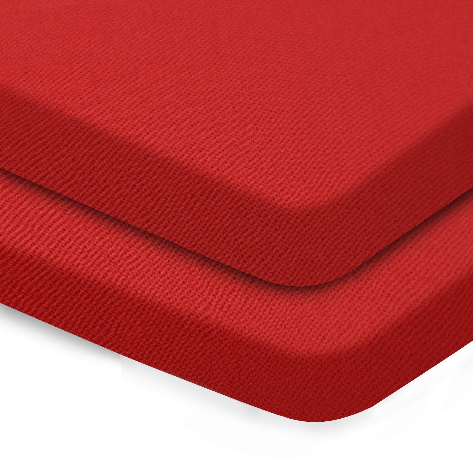 Auraa Baby Fitted Crib Sheets, Red, 2pk - Walmart.com