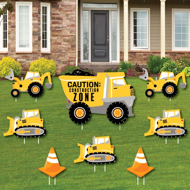 Big Dot of Happiness Dig It - Construction Party Zone - Yard Sign and ...