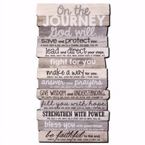 Wall Decor-Stacked Wood: Journey-Medium (8 1/2 X 16 1/2) (#45025 ...