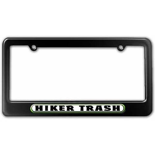 Hiker Trash, Appalachian Pacific Crest Trail License Plate Tag Frame ...