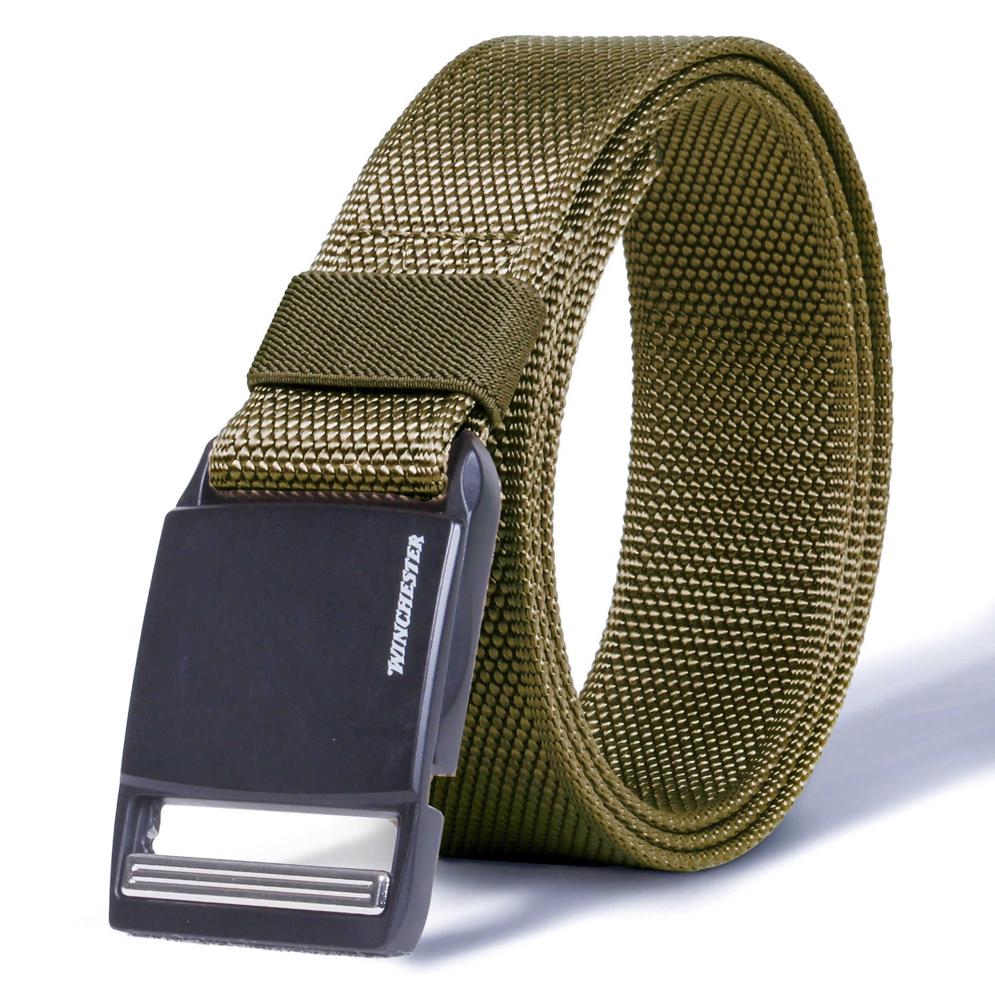 Winchester Tactical Nylon Mens Belt Magnetic Alloy Buckle Adjustable Winchester Tactical Nylon Mens Belt Magnetic Alloy Buckle Adjustable