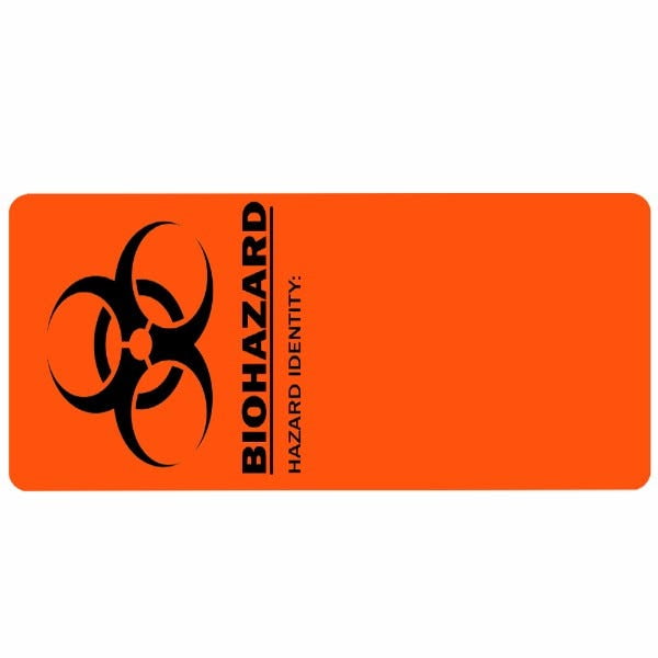 Biohazard Hazard Identity Medical Labels - Walmart.com
