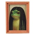 Funny Retro Fridge Magnet - Cute Wooden Frame Art with Strong Hold ...