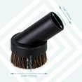 Round Dust Brush 25mm Horse Hair 1.25" Vacuum Attachment Replacement ...