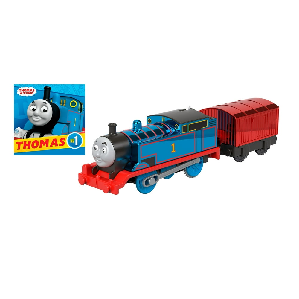 Thomas & Friends TrackMaster Motorized Celebration Engine & Story Book ...