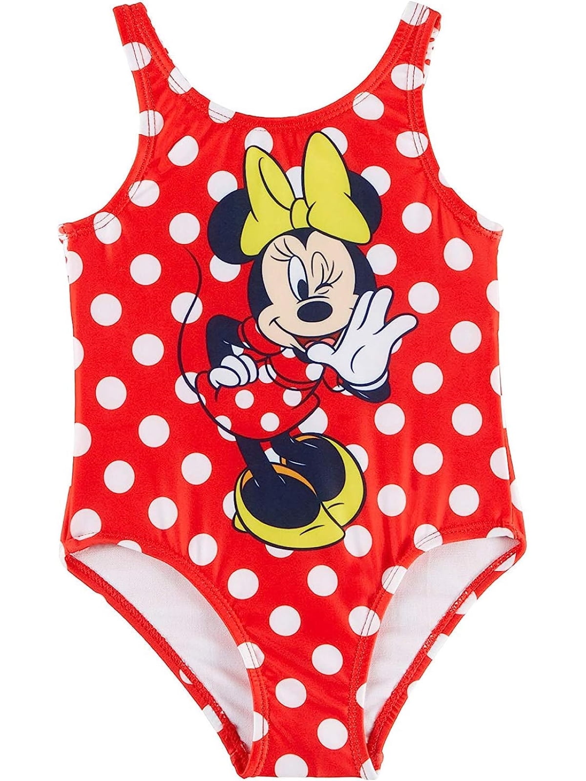Disney Toddler Girls' Minnie Mouse 1 Piece Swimsuit, Sizes 2T-4T ...