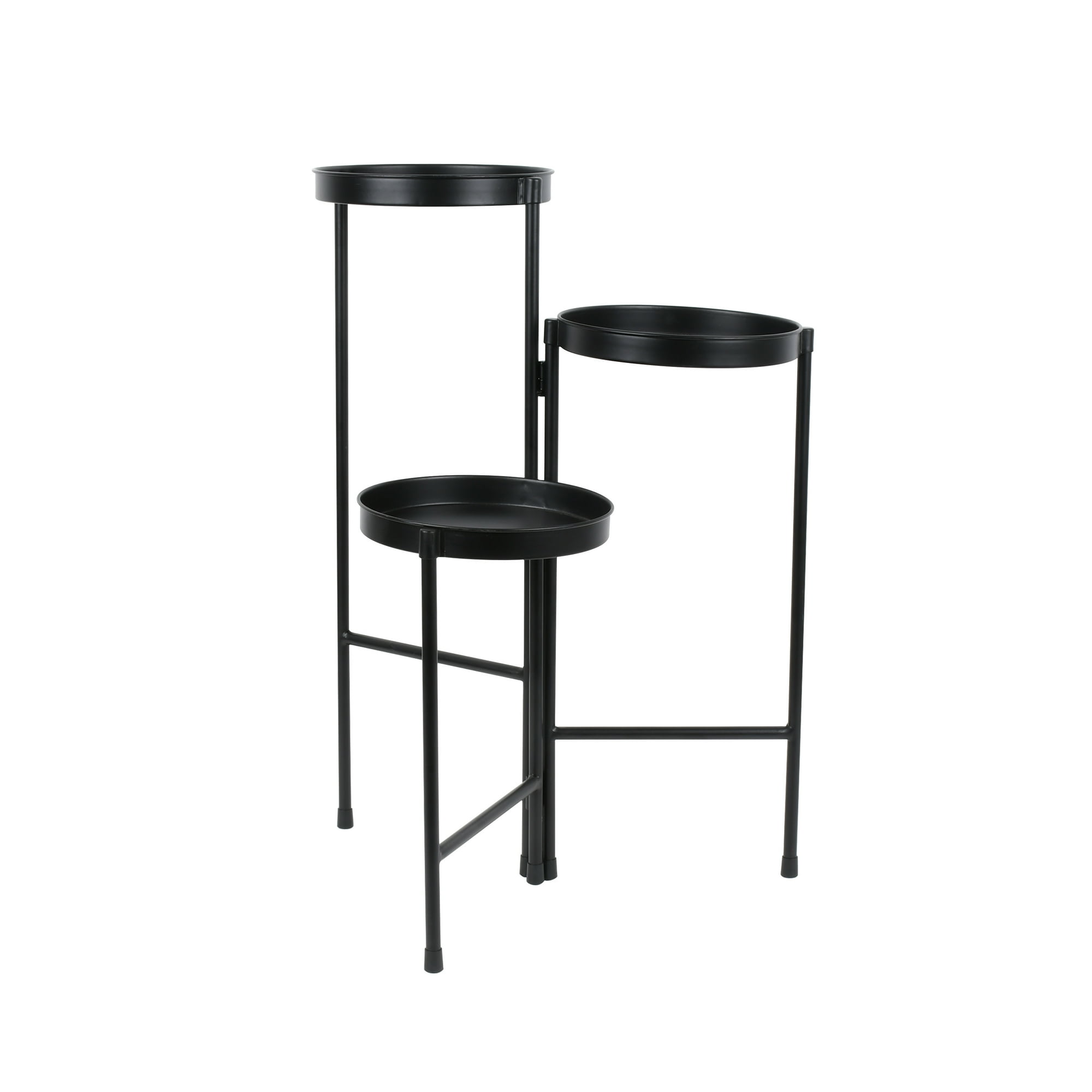 Click here for Mainstays Black 8 Metal 3-Tier Plant Stand 13 In W... prices