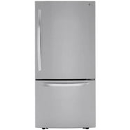 Midea 18.7 Cu. Ft. Bottom Mount Refrigerator, Stainless Steel ...