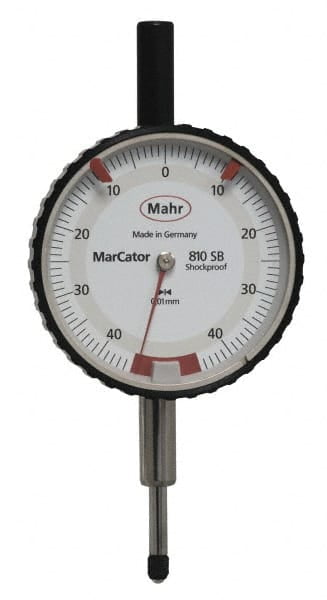Mahr 0.8mm Range, 0-45-0 Dial Reading, 0.01mm Graduation Dial Drop ...