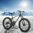 Ecarpat Mountain Bike 26 inch 21 Speed for Men and Women, Fat Tire ...