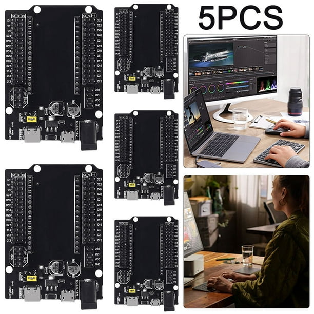 Placa expansión ESP32 tipo C + MICRO USB GPIO placa conexión 30 pines ... Placa expansión ESP32 tipo C + MICRO USB GPIO placa conexión 30 pines ...