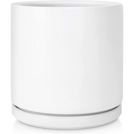 Kazeila Plant Pots Ceramic Planter for Indoor Outdoor Plants Flowers 8 ...