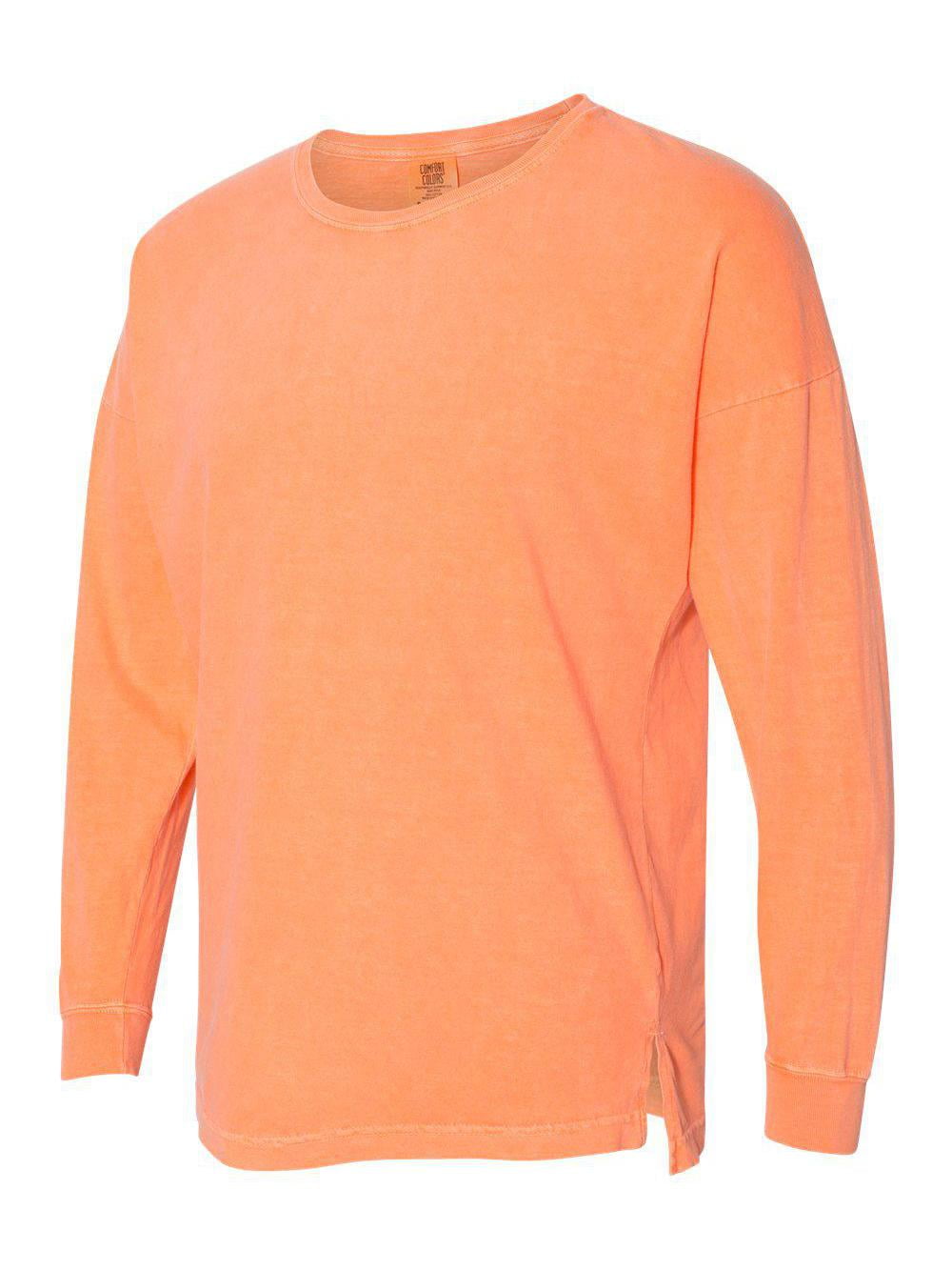 Comfort Colors - Garment-Dyed Drop-Shoulder Long Sleeve T-Shirt - 6054 ...