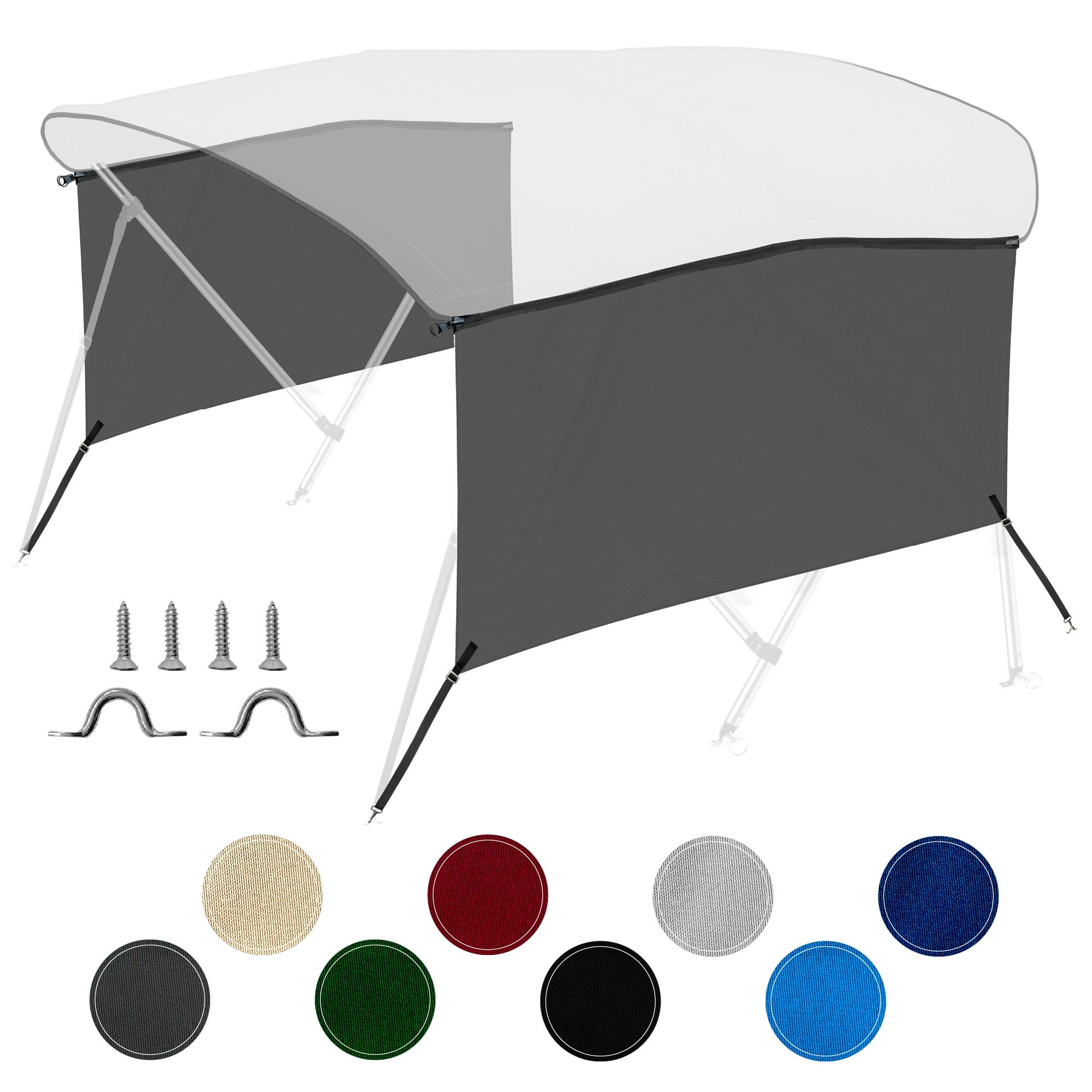 Click here for Knox 3 Bow Bimini Top Sidewalls For Knox Bimini To... prices