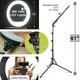 Vivitar 18" LED RGB Ring Light with Tripod, Phone Holder USB Charging ...