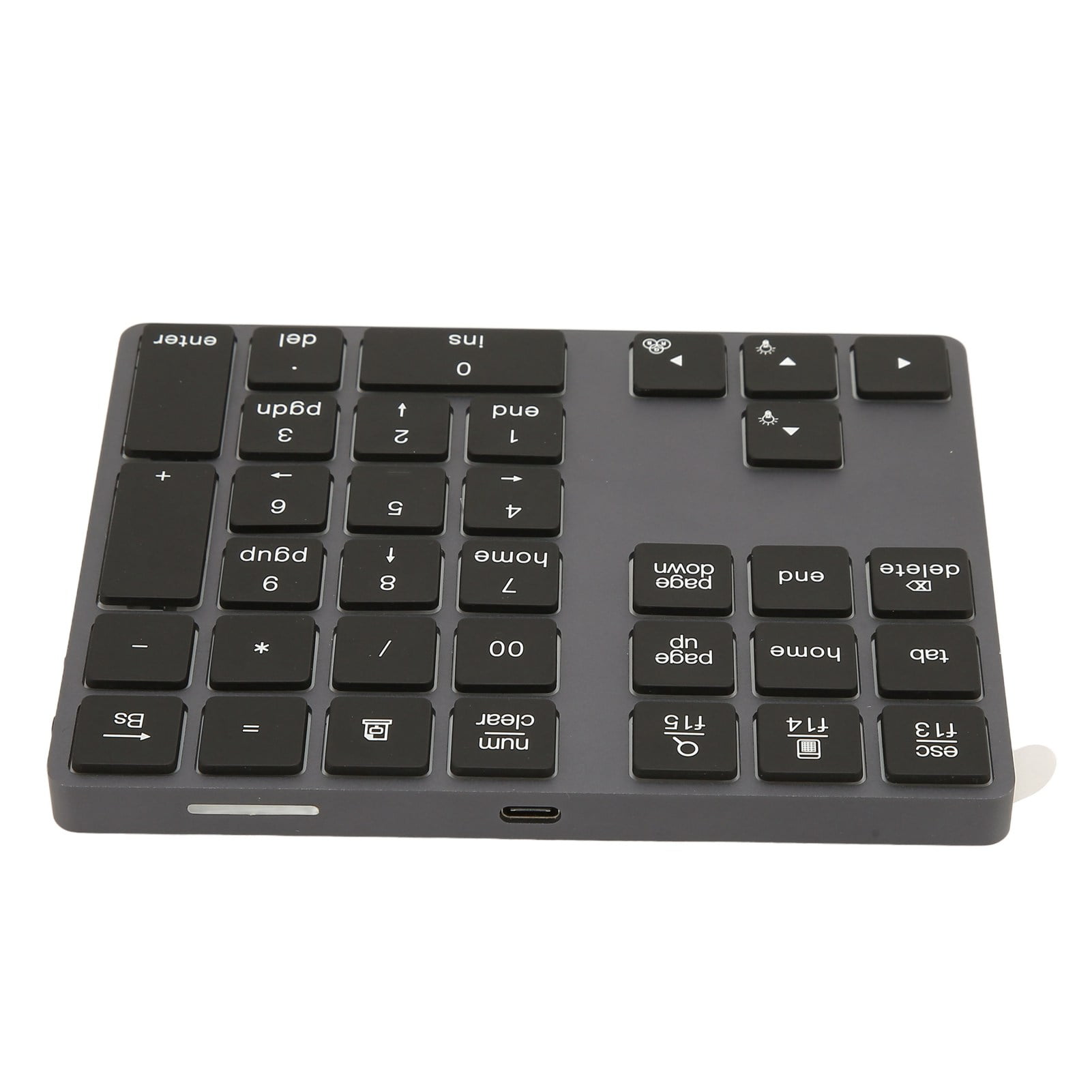 Wireless Number Pad Ergonomic Design Numeric Keypad Mini Ultra Thin for ...
