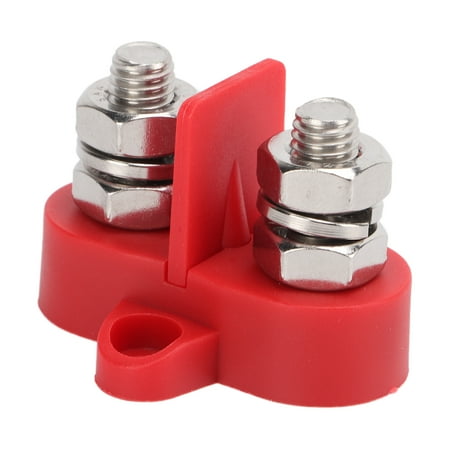 Positive Power Distribution Stud, 5/16in M8 Insulated Busbar Terminal Block DC 48V Durable For ...