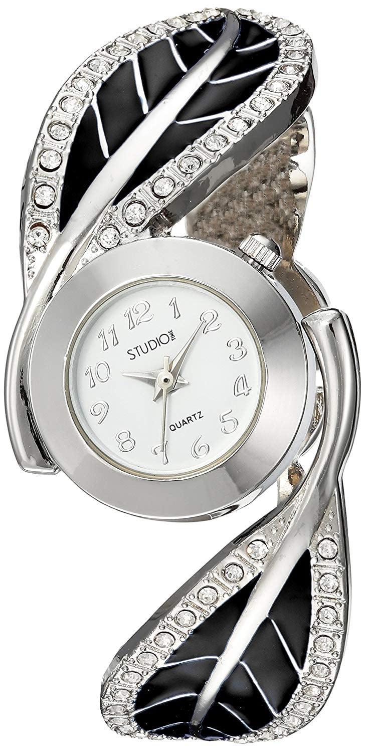 Women's Quartz Metal Casual Bangle Watch Silver-Toned with stone (Model ...