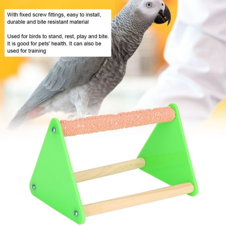 Birds Firm Wooden Training Rod , Bird Standing Frame Portable ...