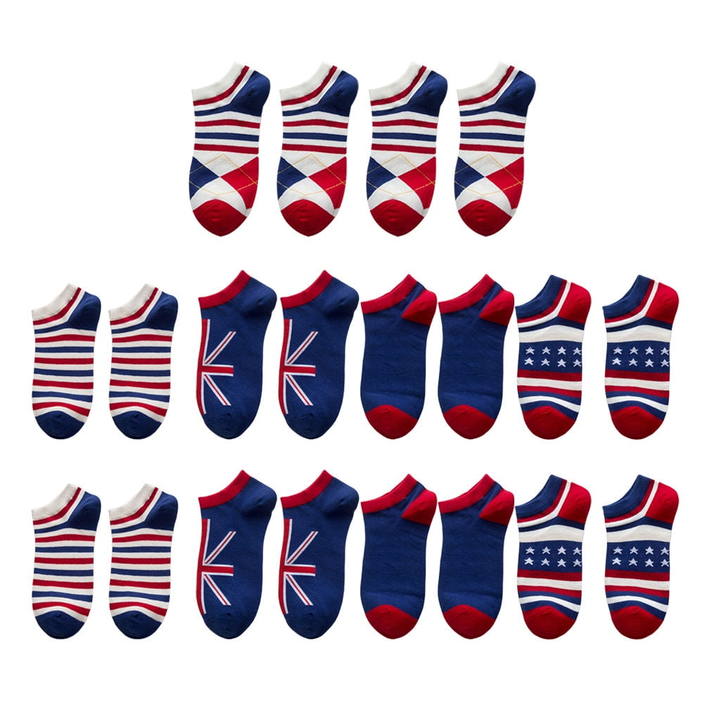 Click here for Hintrment 10 Pairs Mens Graphic Ankle Socks Assort... prices