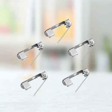 50pcs 2cm Brooch Base Back Bar Pins Clasp For Findings - Walmart.com