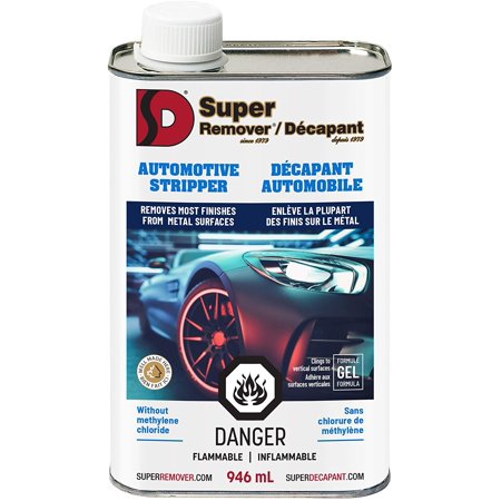 Automotive Stripper - Super Remover - Removes Paint from Metal - Clings ...
